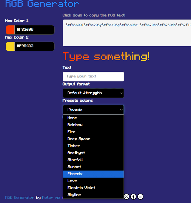 View Source Code Check out the Generator